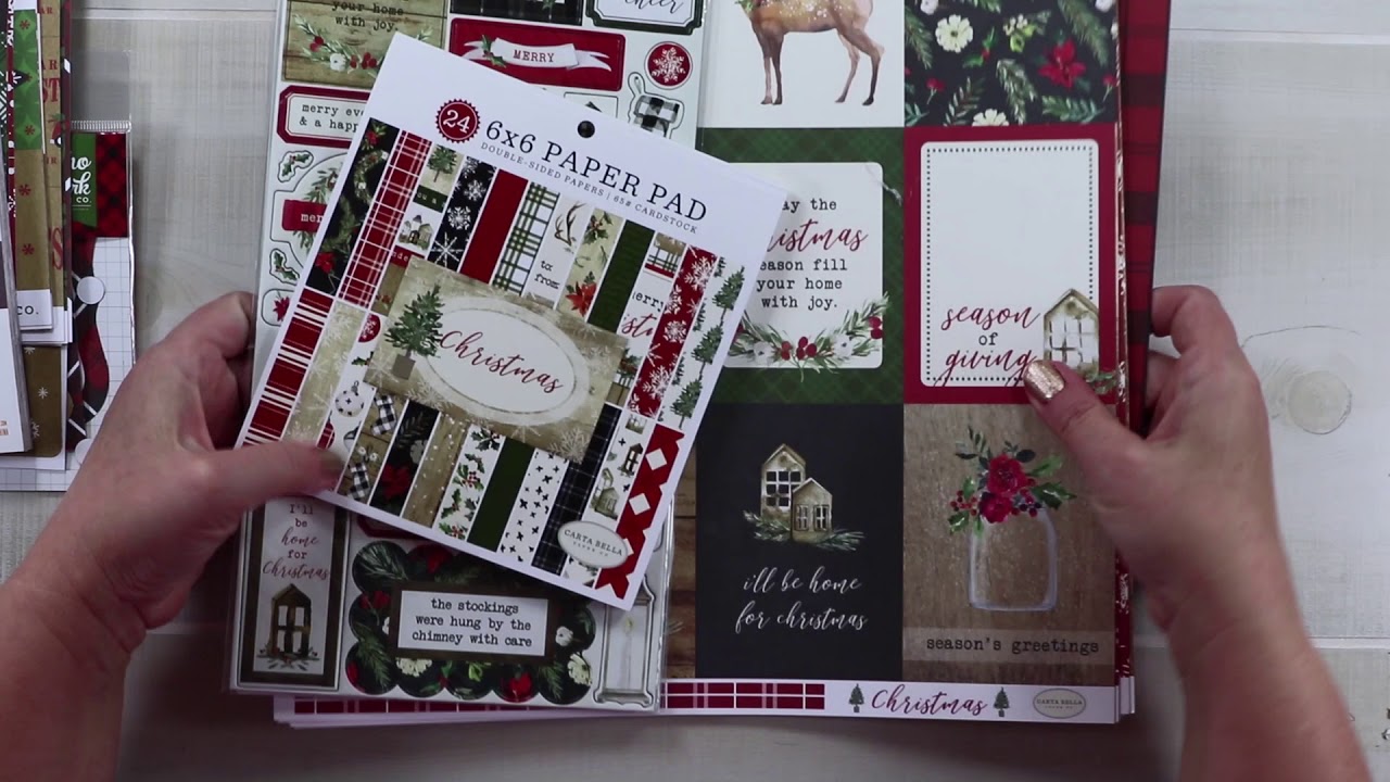 Christmas Paper Haul Polly's Paper Studio Vintage Card Scrapbooking ...
