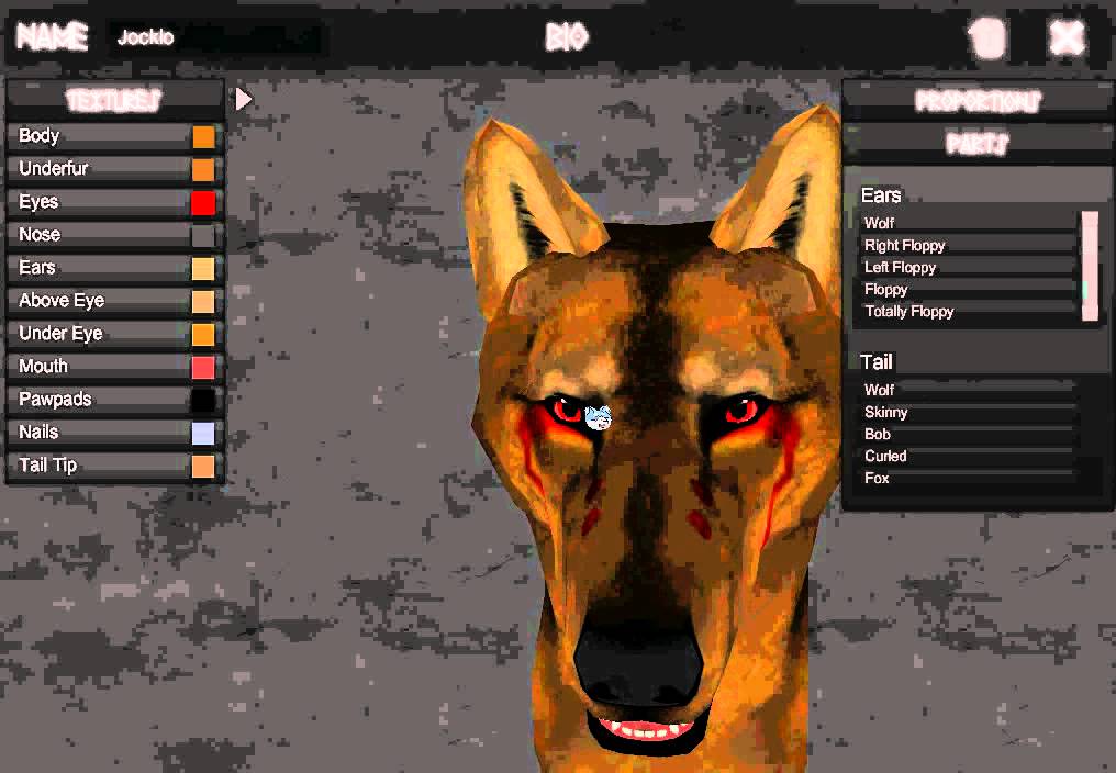 Jocklo in the Aro'kai Canine Editor - YouTube