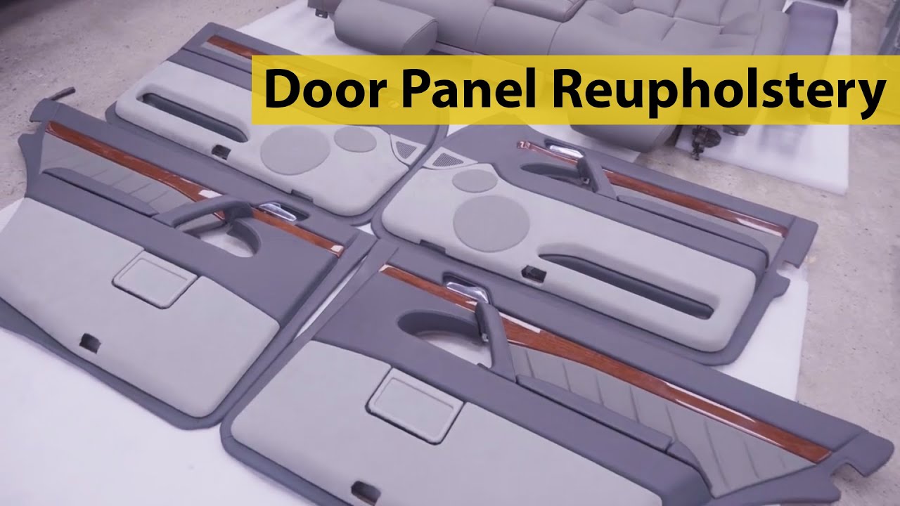 Door Panel Reupholstery - W140 - YouTube