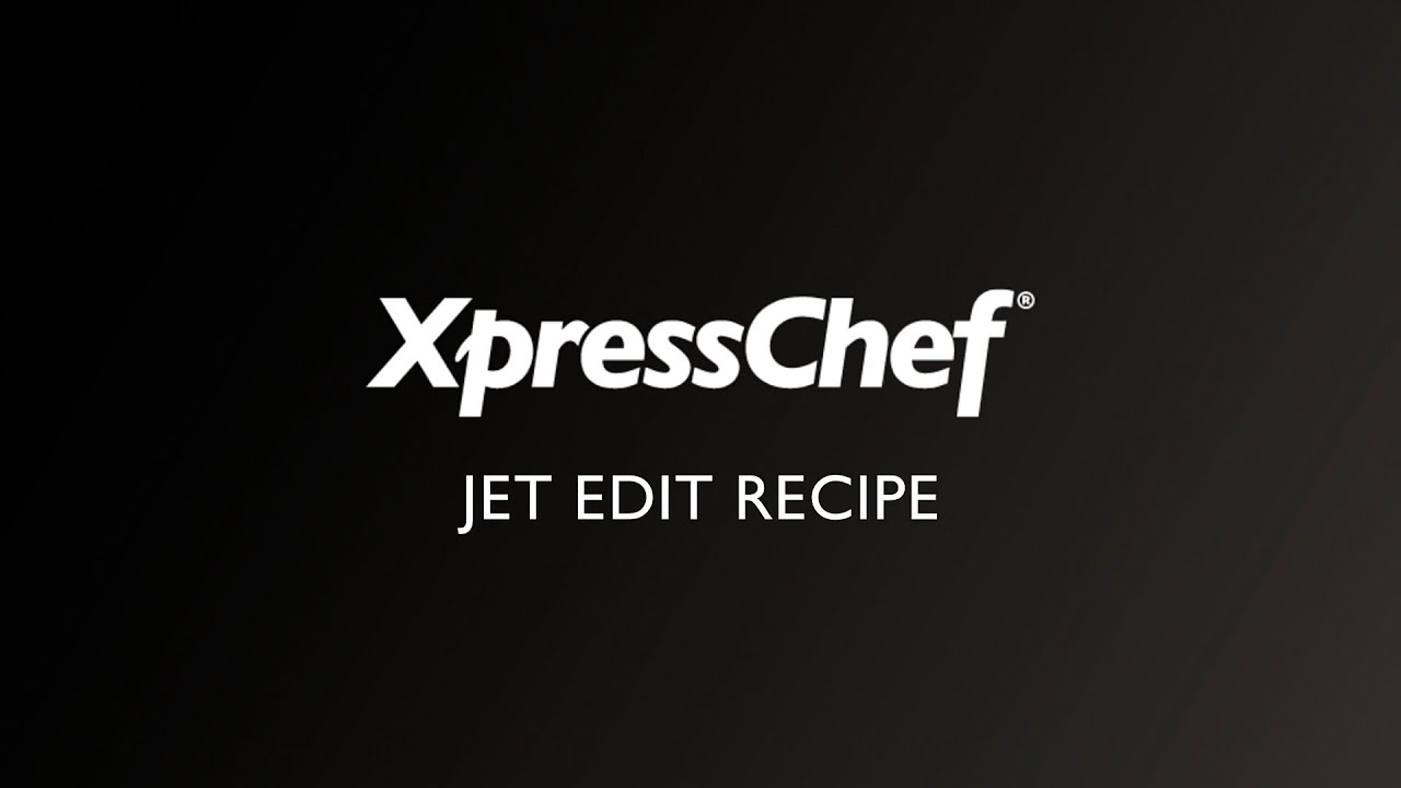 06 - How to Manually Edit Recipes (JET) - YouTube