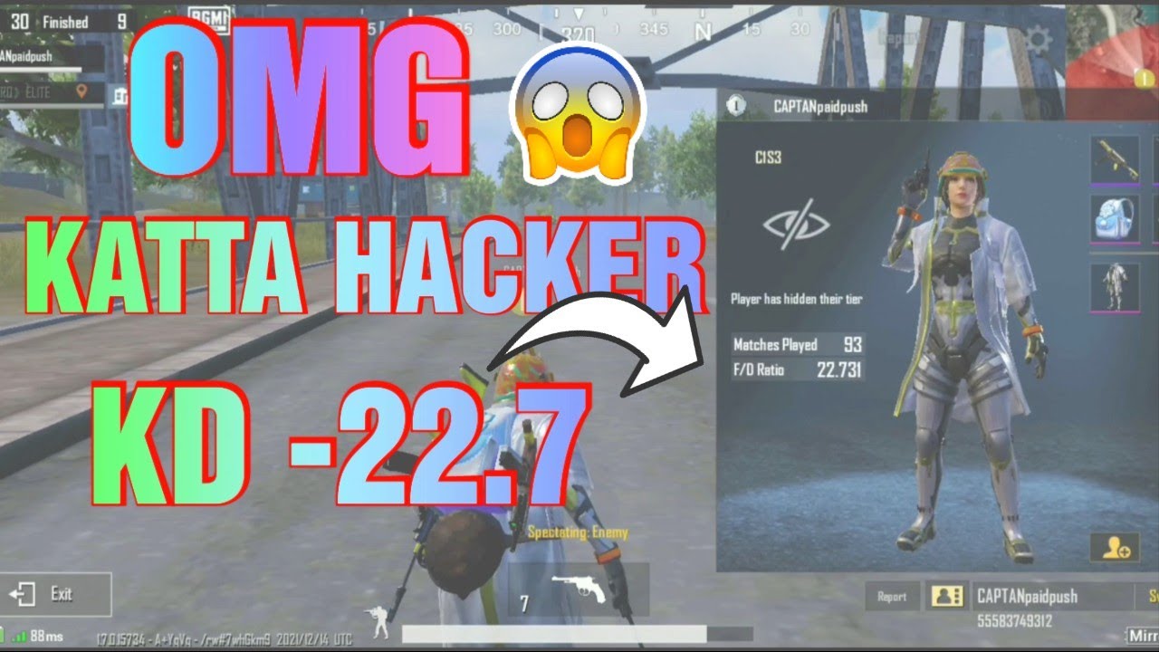 BGMI | HACKER ABHI BHI HAI |OMG KATTA HACKER | #skgamer8090 - YouTube