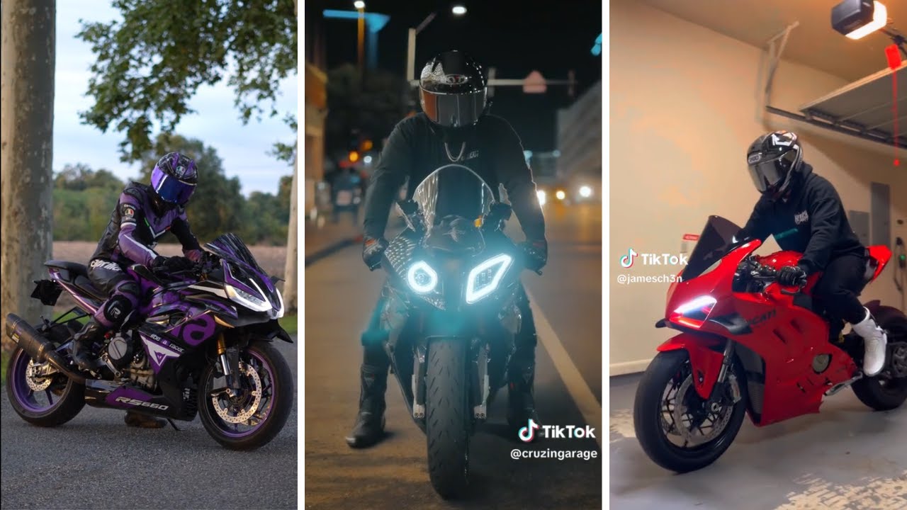 Biker 🏍 Motorcycle - TikTok Compilation | Biker GenZ - YouTube