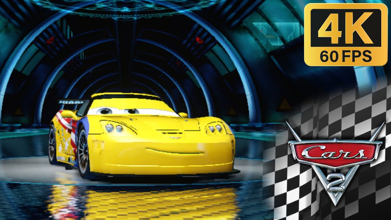 Jeff Gorvette racing in Terminal Sprint - Cars 2: The Video Game - YouTube