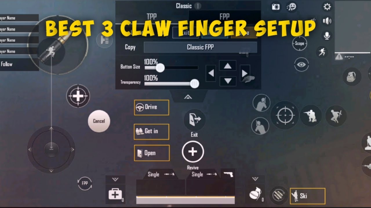 Best 3 claw finger setup for PUBG MOBILE | Setup | PUBG MOBILE - YouTube