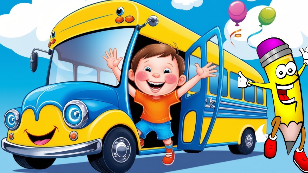 The Wheels On The Bus Song | Nursery Rhymes and Kids | Zoomaroo World ...