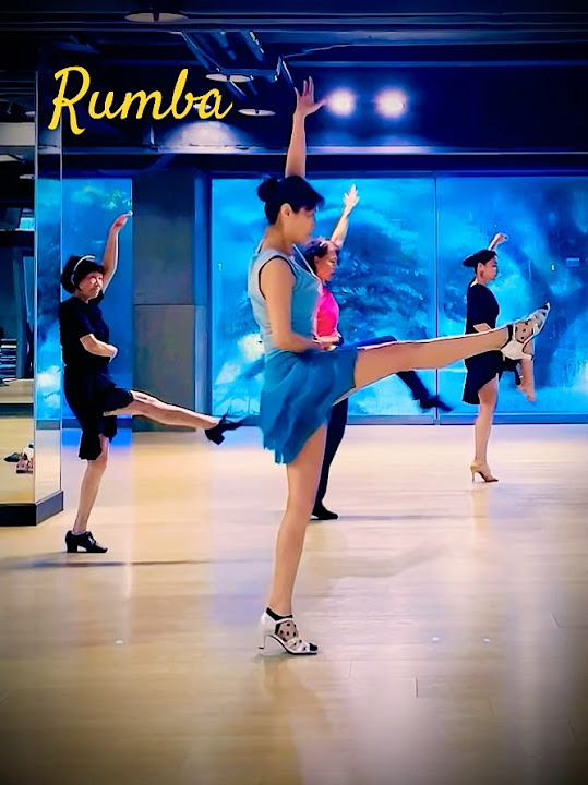 #國標#倫巴#Rumba(原速配樂/鏡面)天母Tr. Queena - YouTube