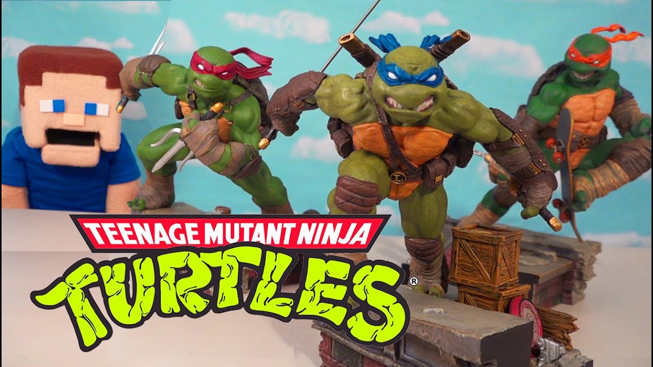 Ninja Turtles Cartoon Figure Statues - Diamond Select Toys - YouTube