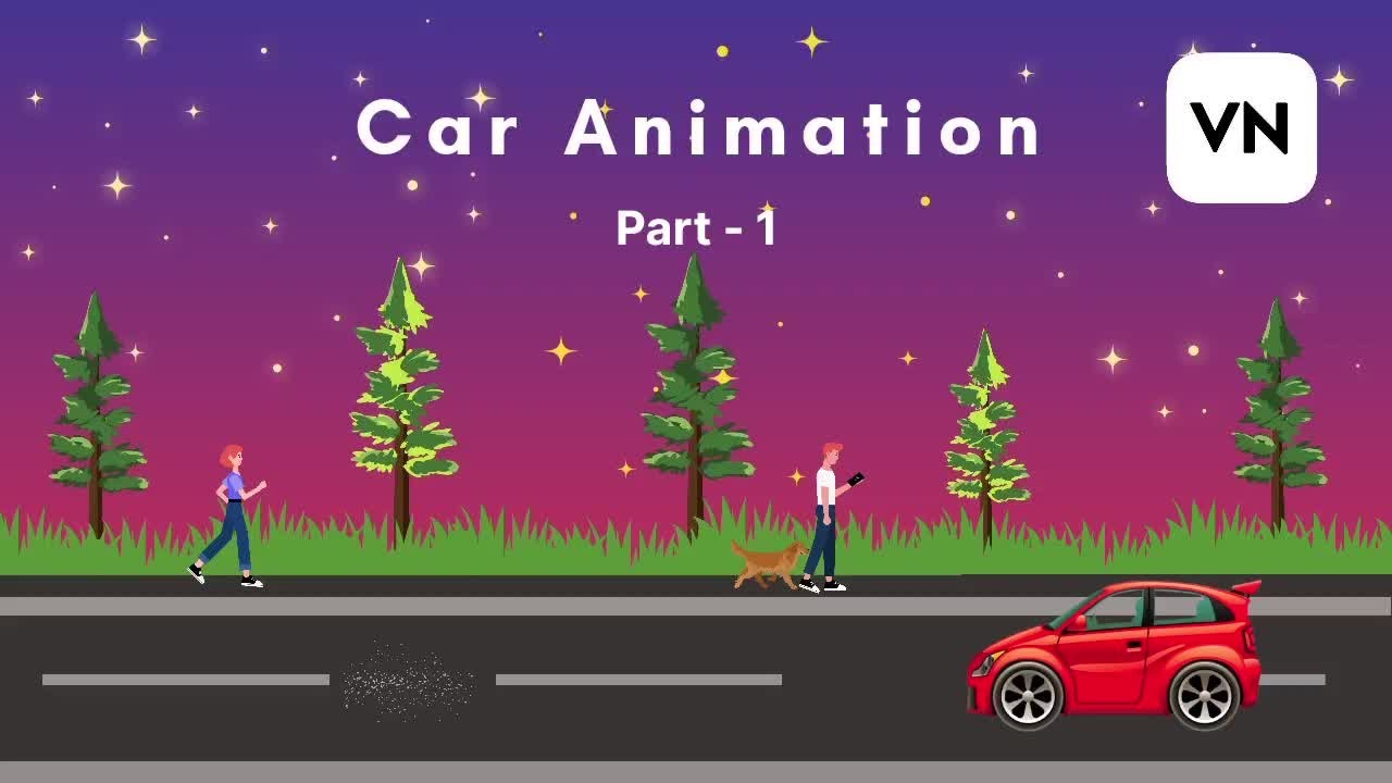 How to create car animation in VN Editor|Easy car video editing|Car ...