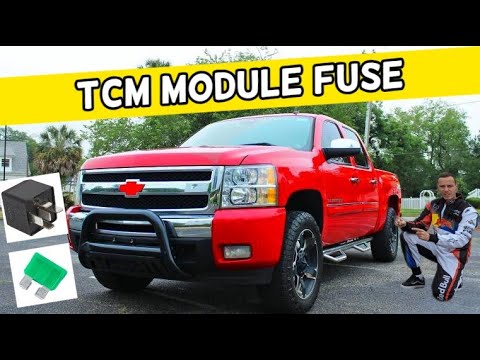 CHEVROLET SILVERADO TCM MODULE FUSE LOCATION 2006 2007 2008 2009 2010 ...