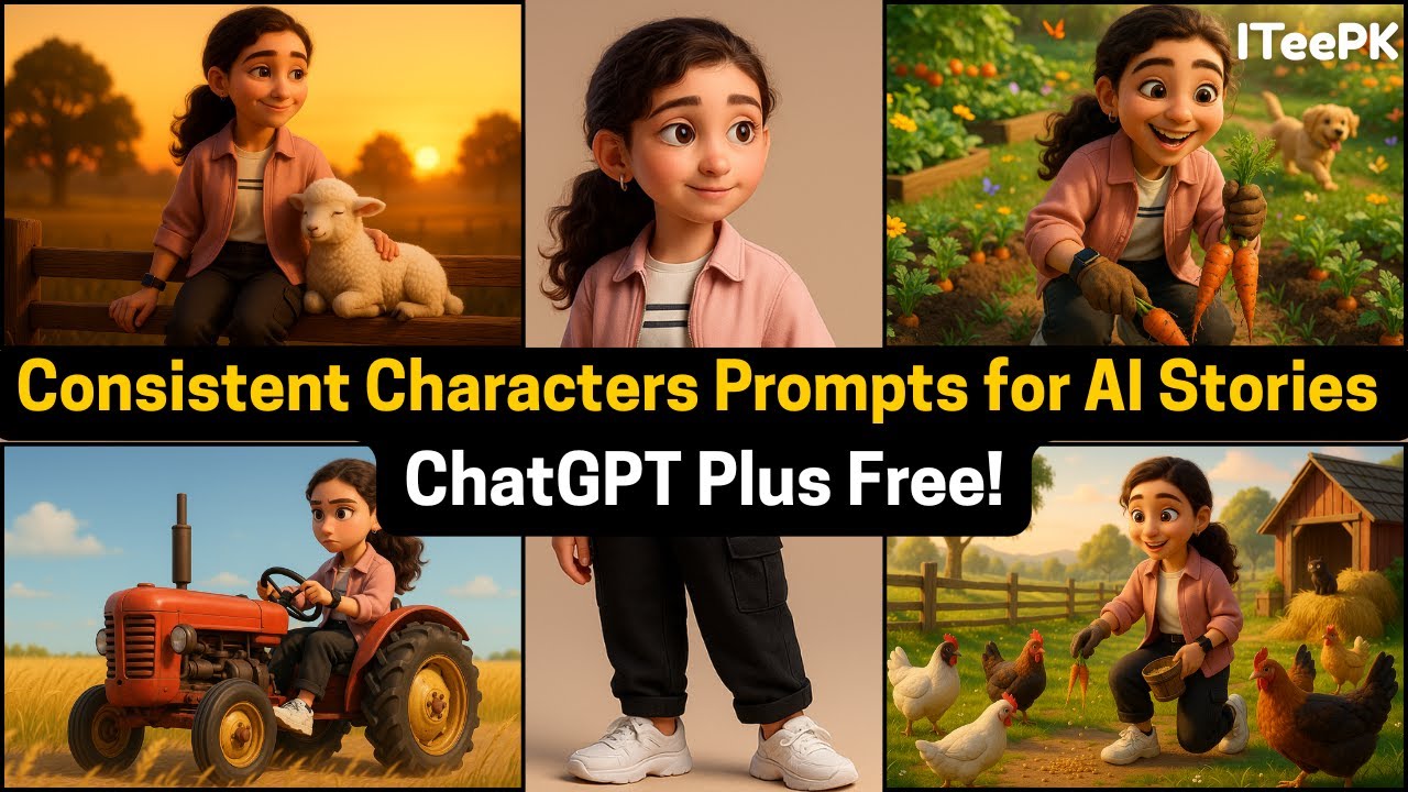 How to Create Consistent Characters & Stories with ChatGPT Plus | Free ...