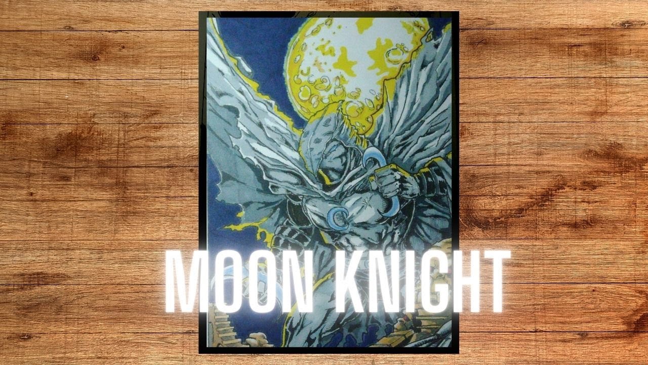 How to Draw Marvel's Moon Knight - YouTube