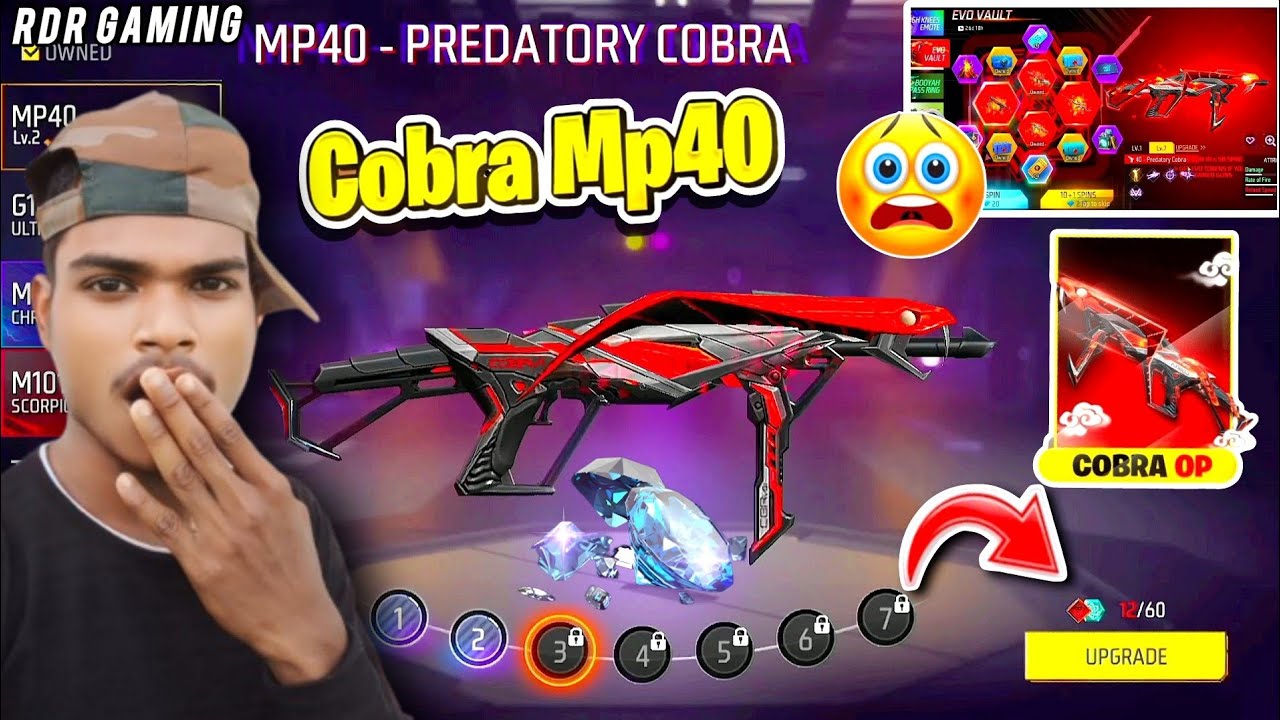 COBRA MP40 MAX NEW EVO VAULT FREE FIRE NEW EVENT FF NEW EVENT TODAY NEW ...