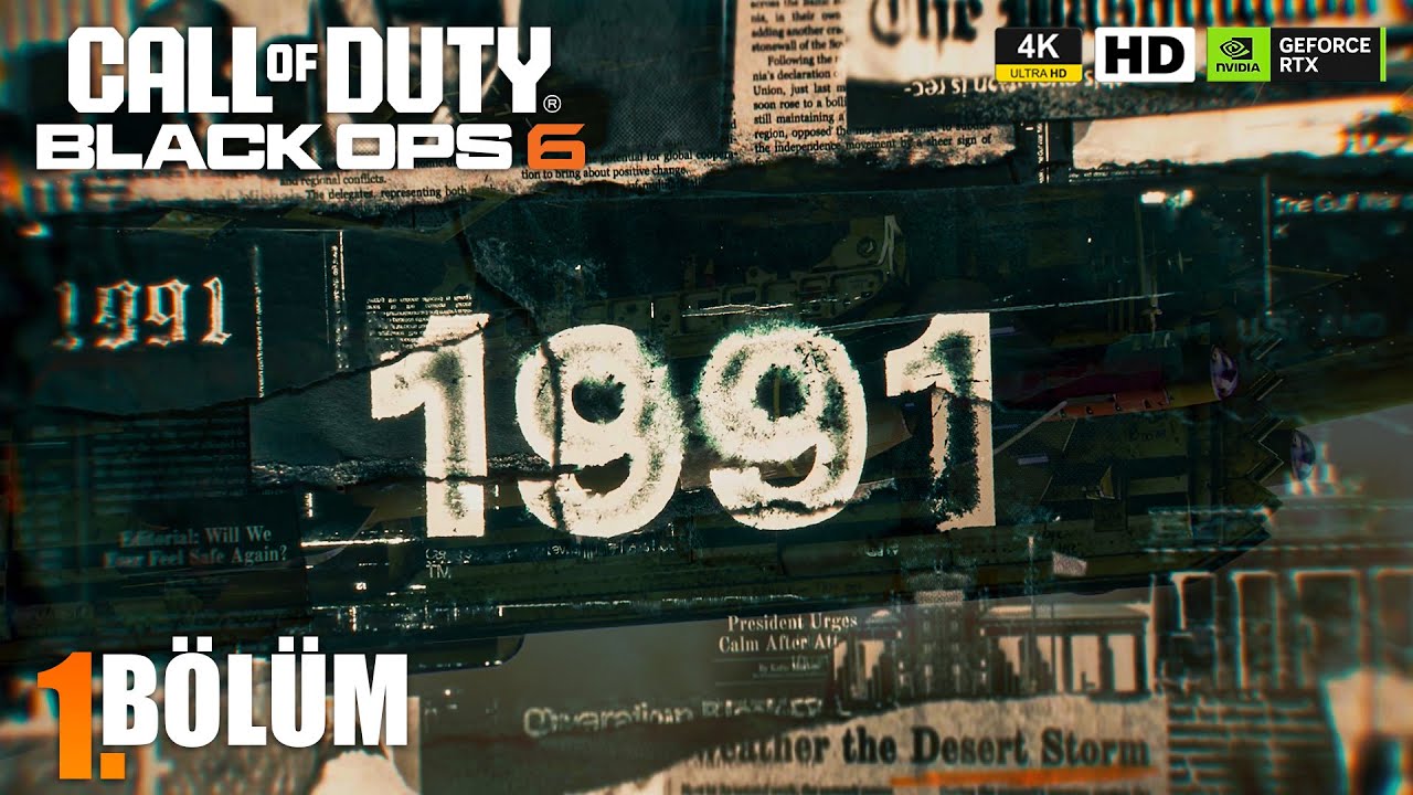 Call of Duty Black Ops 6 Let's Play - Bölüm 1 [4K 60FPS] | İşte Yine ...