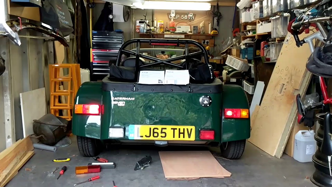 Comparison of Caterham LED rear light with original - YouTube