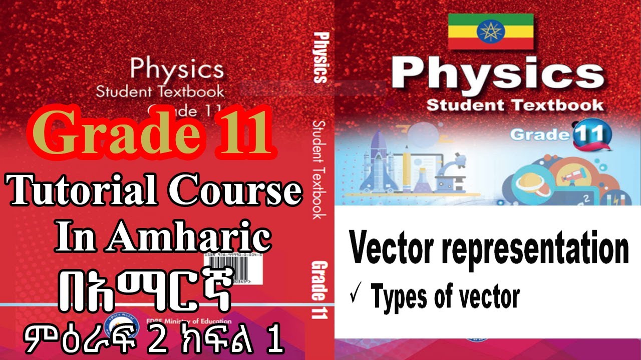 New Curriculum grade 11 physics tutorial Unit 2 Part 1/Vector ...