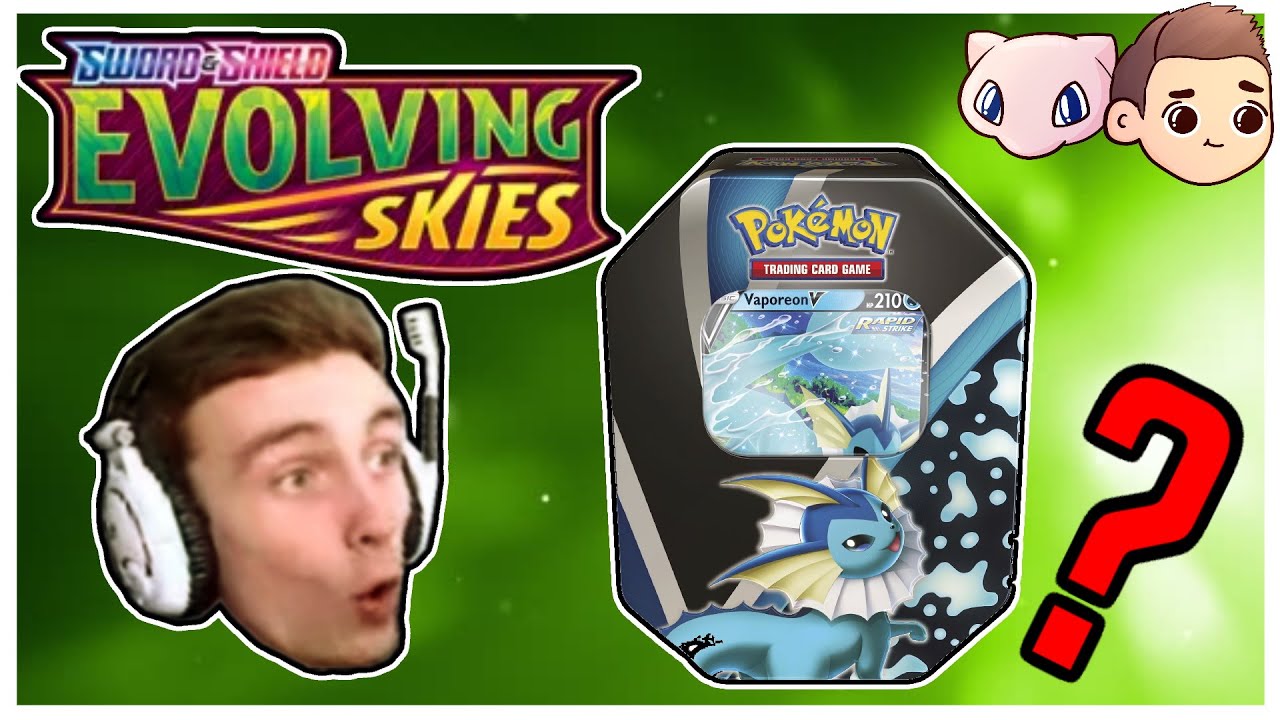 Evolving Skies Eevee Evolutions Tin (SICK PULLS!) - YouTube