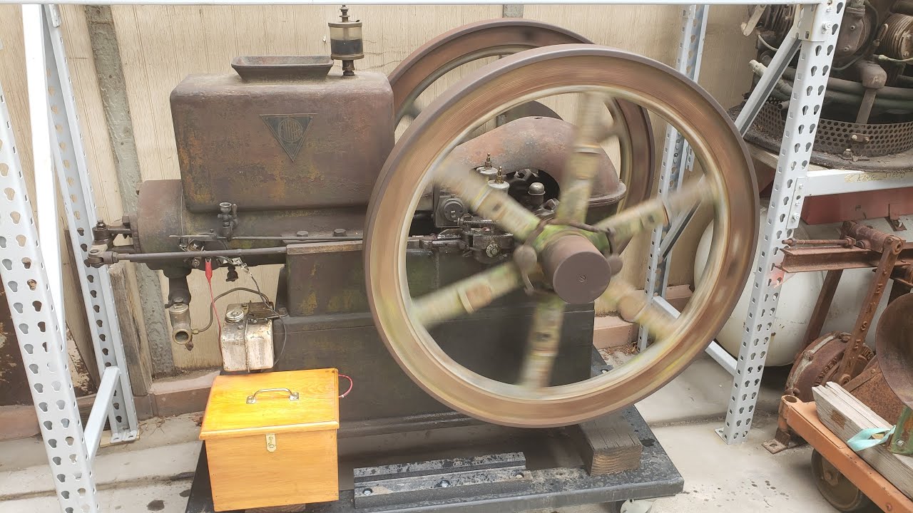 7hp Alpha De Laval Hit N' Miss Engine Running Nice & Slow!! - YouTube