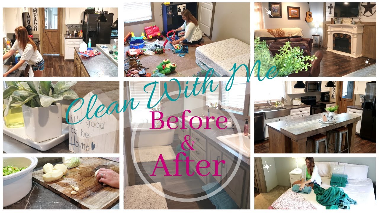 NEW/ EXTREMELY MESSY HOUSE /BEFORE AND AFTER/ WHOLE HOUSE CLEAN WITH ME ...