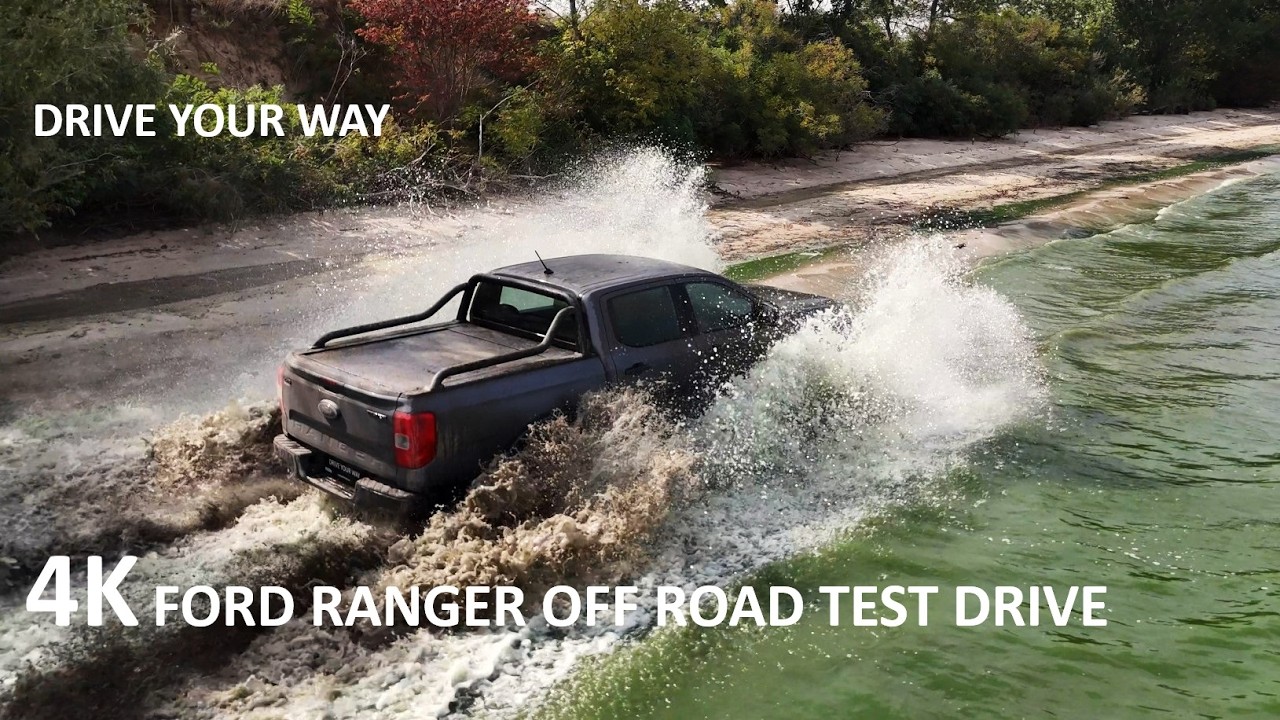 FORD RANGER OFF ROAD TEST DRIVE YOU WOULDN'T EXPECT // MUD, SAND, WATER ...