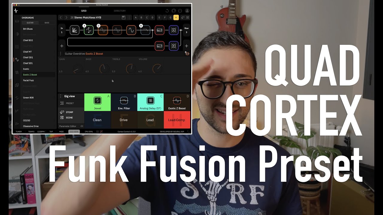 Mi PRESET en el QUAD CORTEX (Funk/Fusion) - YouTube
