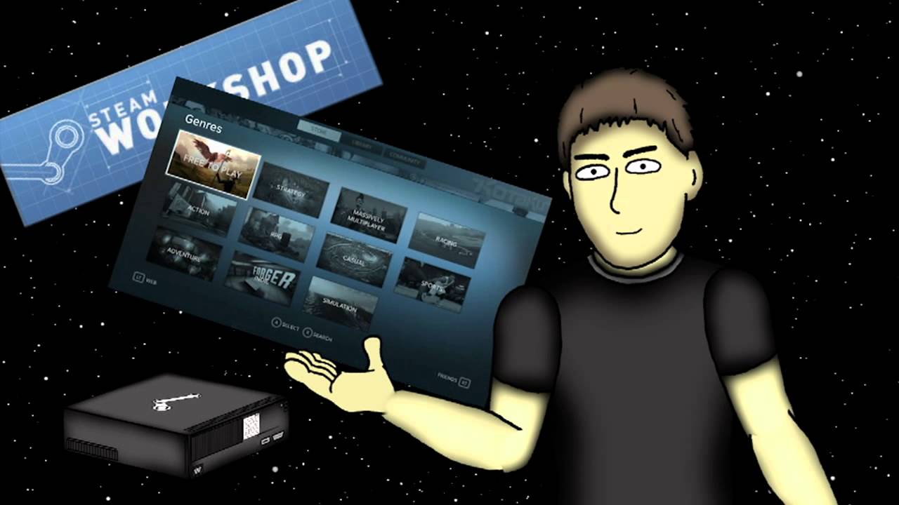 The Steam Box Valves Video Game Console - YouTube