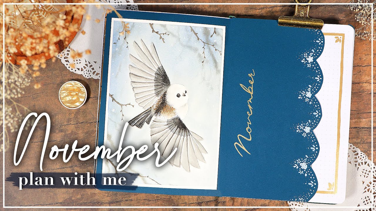 🐦 NOVEMBER 2022 Plan With Me // Bullet Journal Monthly Setup - YouTube