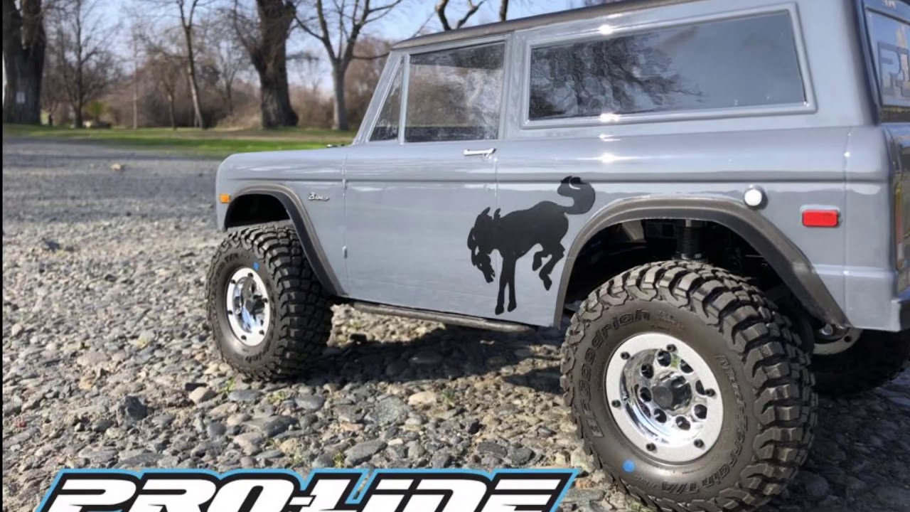 Pro-line Racing Ford Bronco with BFGoodrich KM3 Tires - YouTube