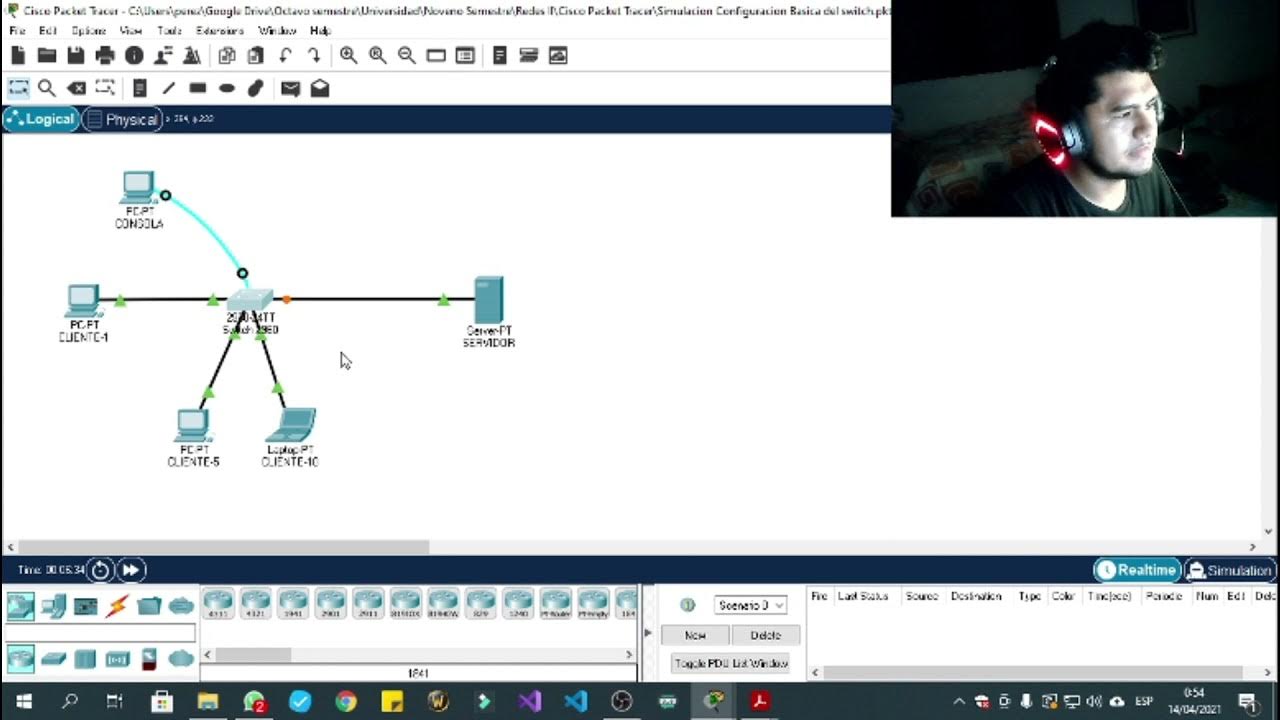 Configuracion Basica Del Switch 2960 Cisco Packet Tracer - YouTube