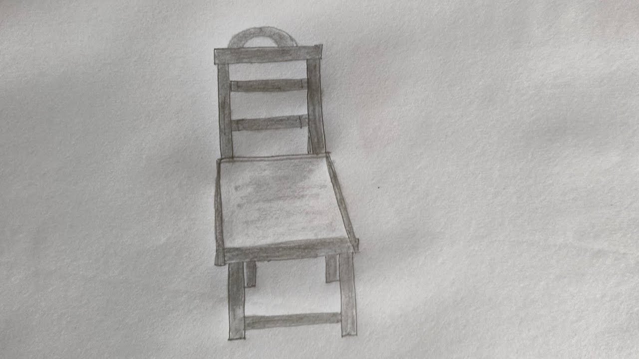 How to draw chair step by step | chair drawing easy - YouTube