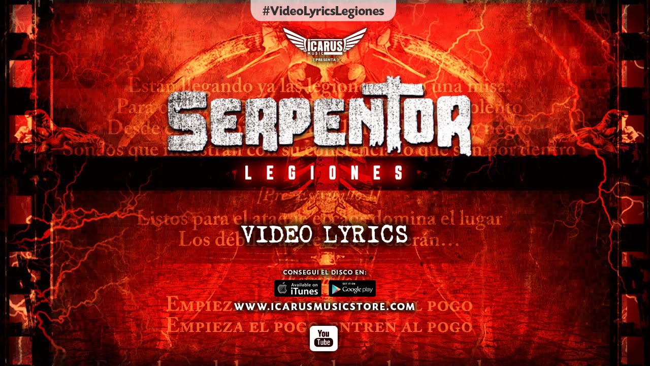 SERPENTOR - Legiones (Video Lyric Oficial) - YouTube