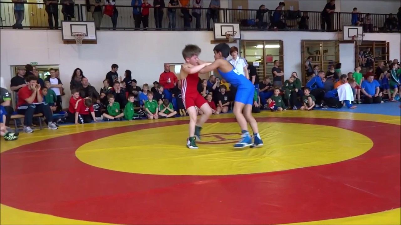 ringen, youth wrestling Kleinfeld - Holstein - YouTube