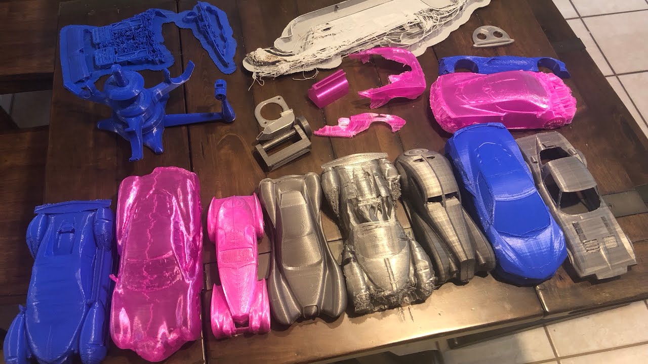 Cheap 3D Printing! One month 3D printing non-stop - YouTube