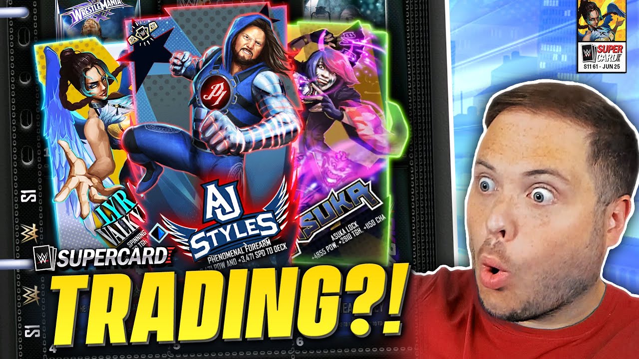 Trading FINALLY Coming to WWE SuperCard?! CARD BINDER, Biggest Update ...