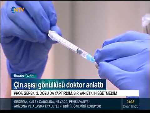 Çin aşısı gönüllüsü doktor anlattı!