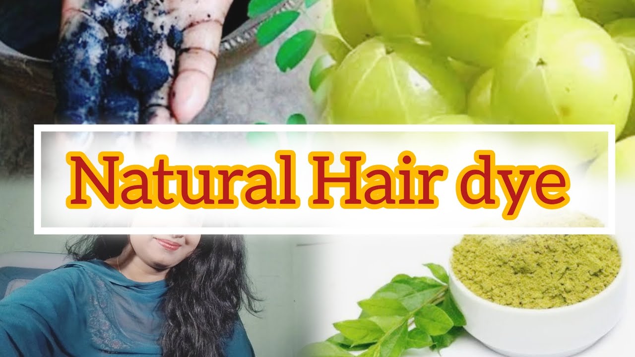 Natural Hair dye using only 2 ingredients - YouTube
