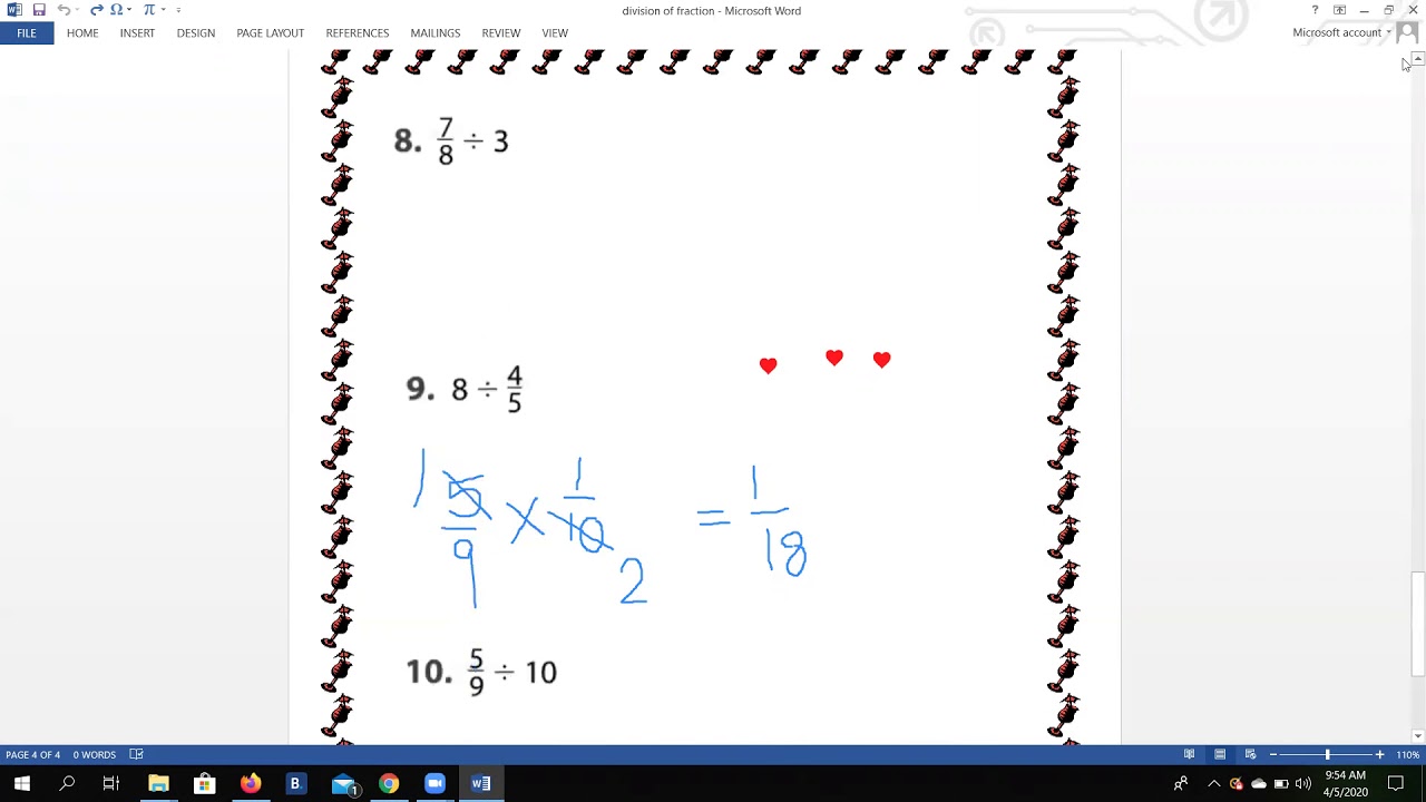 division of fraction part 2 - YouTube