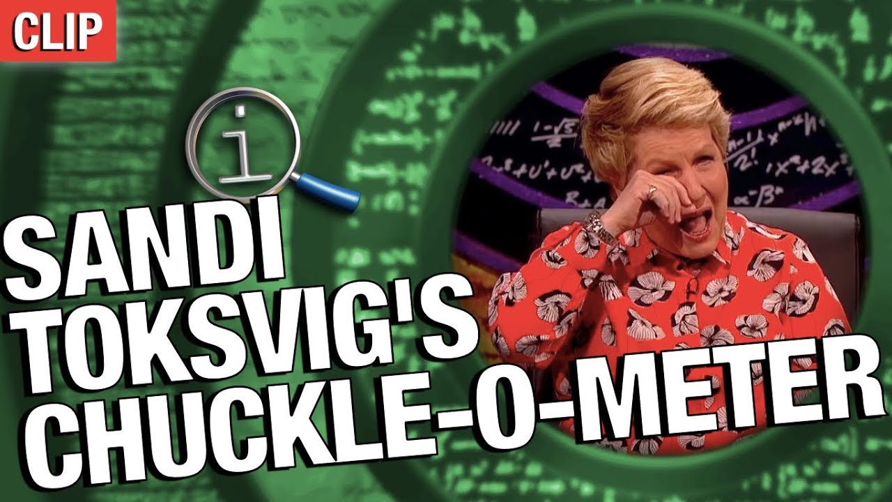 QI | Sandi Toksvig's Chuckle-O-Meter - YouTube