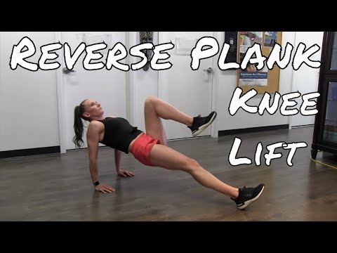 Reverse Plank Knee Lift Exercise - Great Core Exercise - Ask Dr. Abelson