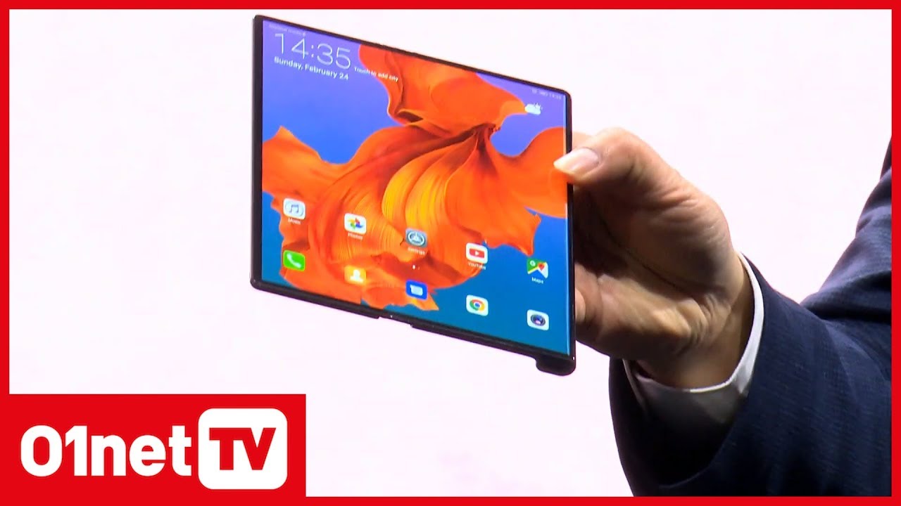 #MWC2019 : Huawei crée l'événement avec son smartphone pliable Mate X ...