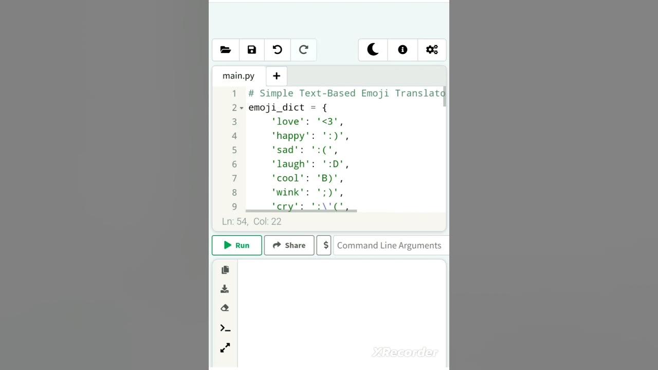 Create an emoji translator 😎 #funk #coding #python #programming - YouTube