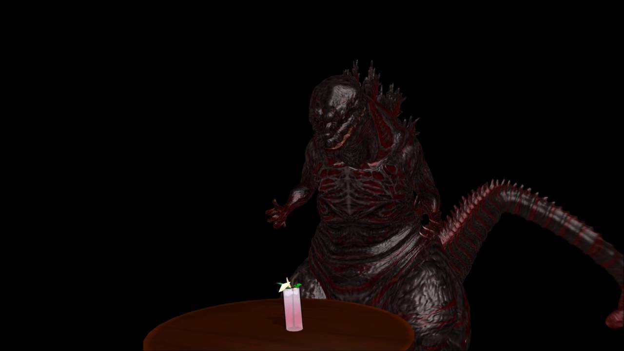 (MMD Test) Godzilla Drinks Punch - YouTube