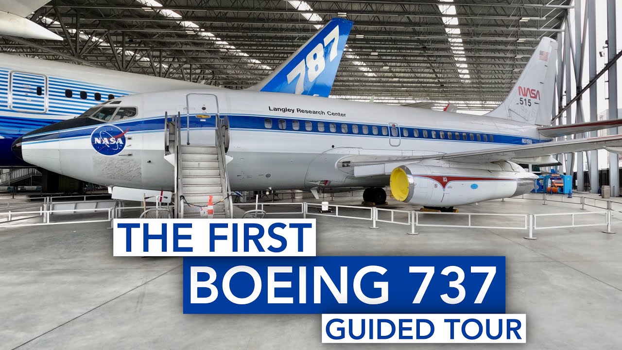 Detailed tour around the first Boeing 737 in Seattle - YouTube