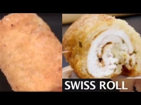 Chicken Swiss Roll/ chicken roll/ starter recipe/ English subtitle ...