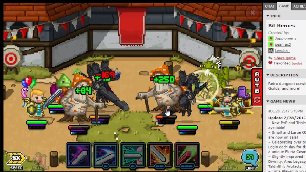 Bit Heroes- PvP: Wemmbo is no match for Bor'lan (and a gold coin) - YouTube