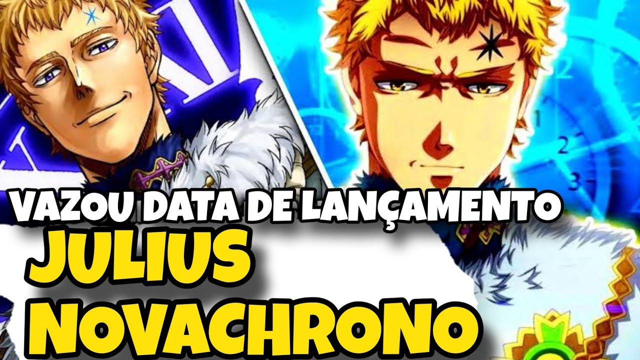 BOMBA! VAZOU DATA DE LANÇAMENTO DO JULIUS NOVACHRONO (Notícia de última ...