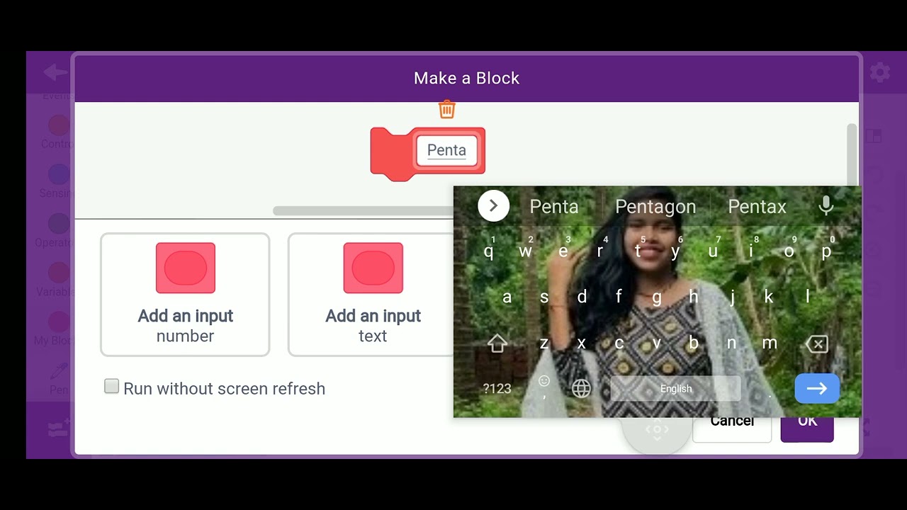 Pentagon //how to draw Pentagon in pictoBlox or scratch ? - YouTube