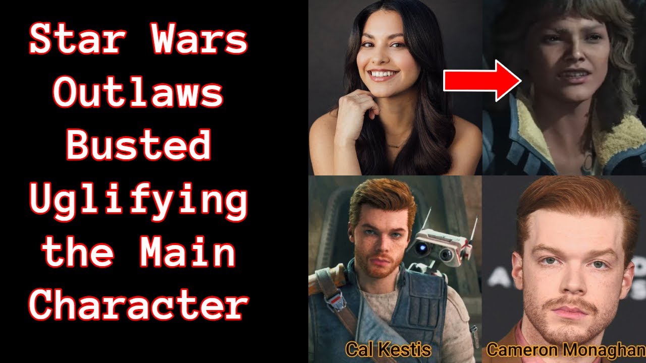 Star Wars Outlaws Busted Uglifying the Main Character - YouTube