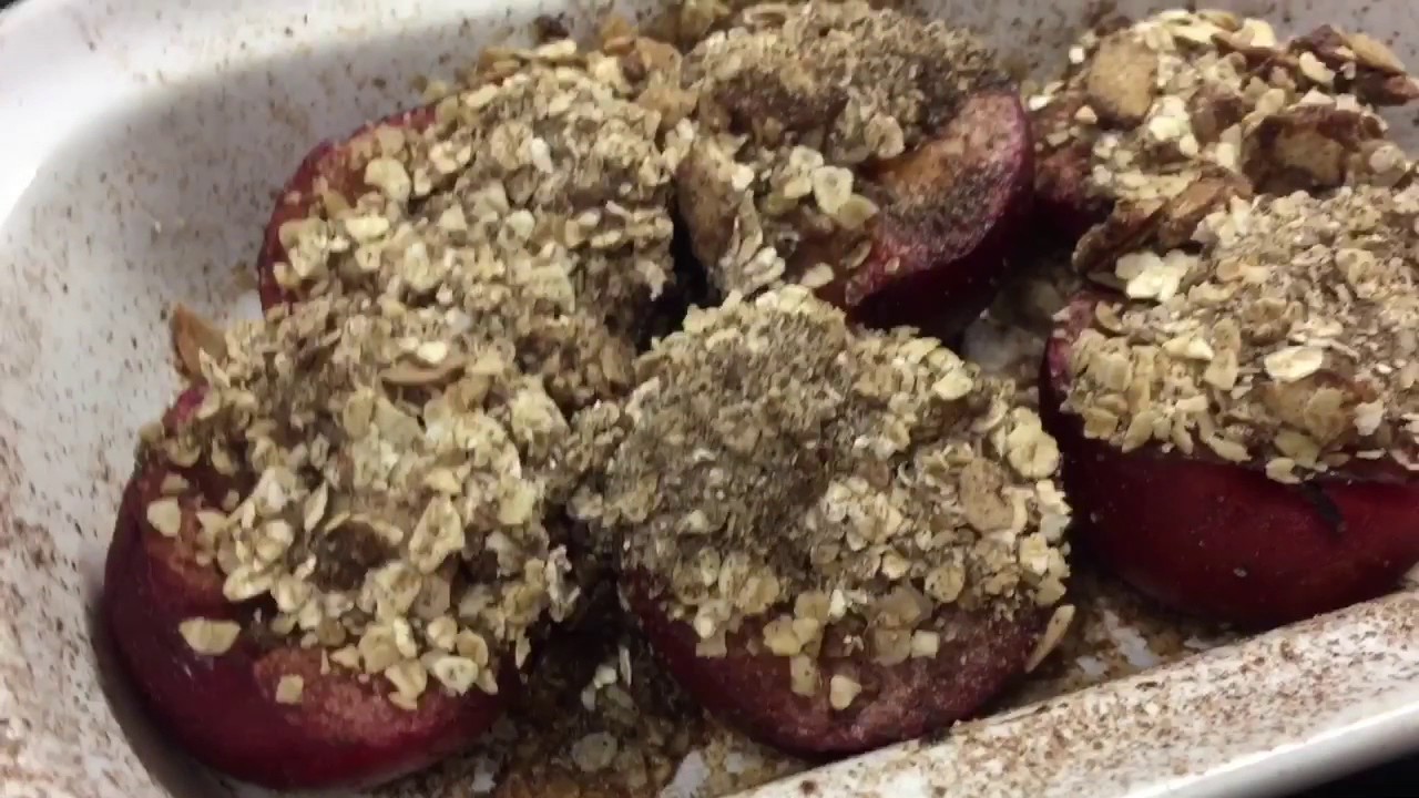 Baked plums - YouTube