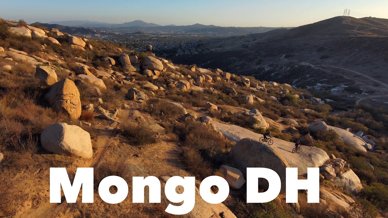 San Diego MTB: Golden Hour Descent on Mongo DH | Skydio 2 | 4k - YouTube