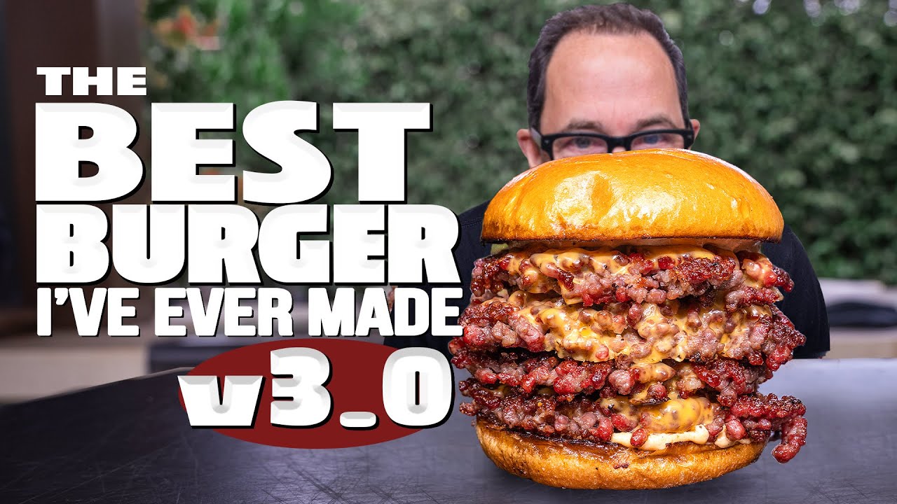 THE BEST BURGER I'VE EVER MADE (v3.0) | SAM THE COOKING GUY - YouTube